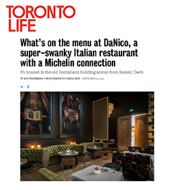 DaNico Toronto 2023 | Press