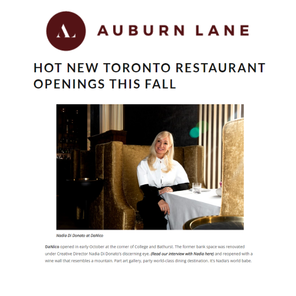 DaNico Toronto 2023 | Press